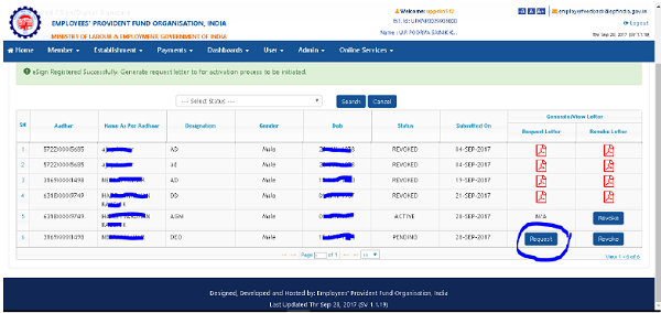 EPFO introduces free Aadhaar based e-Sign on its website