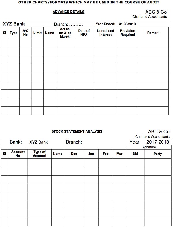 Bank Audit Manual 2017-18 with Working Formats