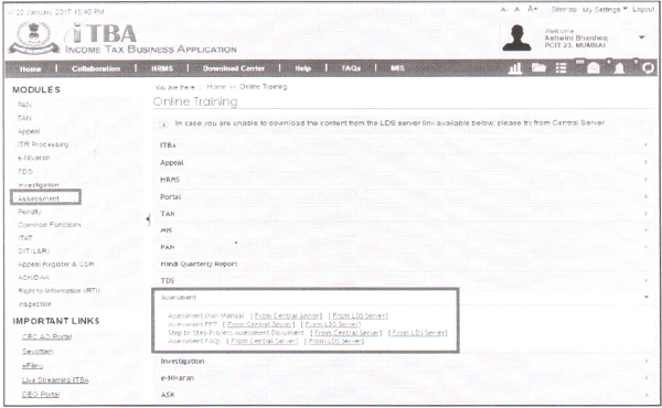 Manual Order Upload functionality in ITBA Assessment Module -Regarding