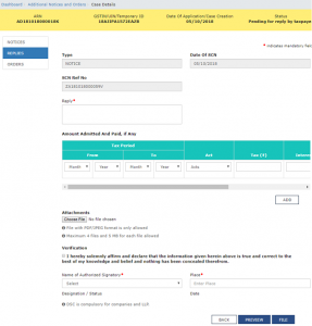How to reply GST Return scrutiny notice in Form GST ASMT-11