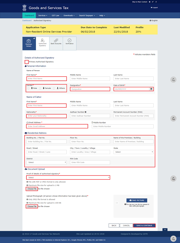FAQs & Manual on Filing for Registration by provider of OIDAR