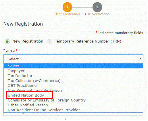 GST Registration of UN Body/Embassy/Other Notified Persons & FAQs