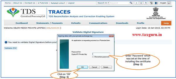 How to do Digital Signature Supported KYC Validation on TRACES