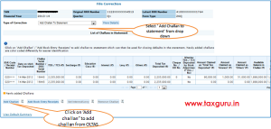How to add Challan to TDS / TCS statement Online