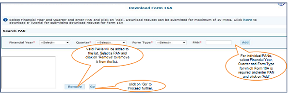 How to download Form 16A & PDF Converter Utility