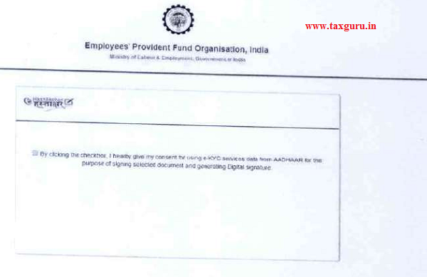 Provision of e-Nomination at Member Interface at Unified EPFO Portal