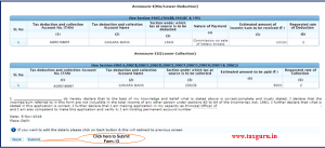 Request for Nil/Lower Deduction/Collection Certificate (Form 13)