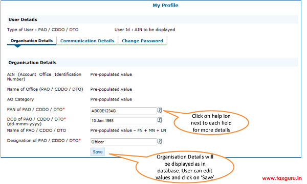 TRACES Tutorial for PAO on Registration, Login, Password, View AIN, TAN ...