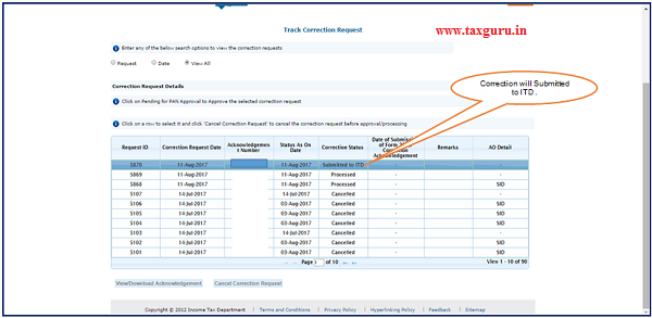 Procedure for Online Correction in Form 26QB on TRACES