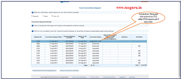 Procedure for Online Correction in Form 26QB on TRACES