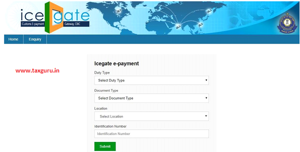 Central Excise / Service Tax NEFT – RTGS Payments Process on ICEGATE