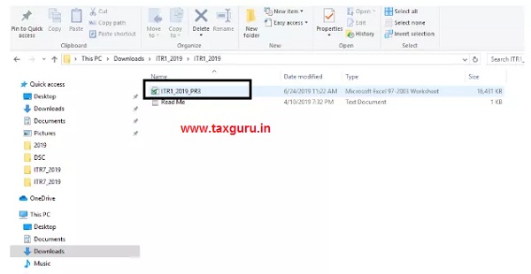 How to download and extract Excel and Java ITR utility