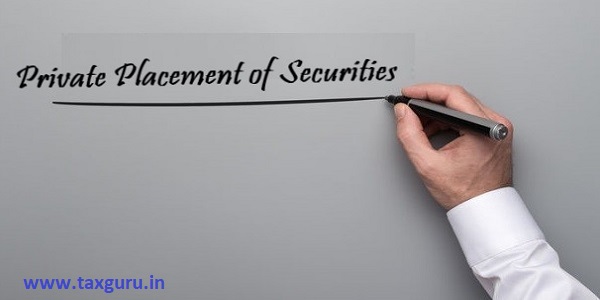 Private Placement of Securities under Company Law