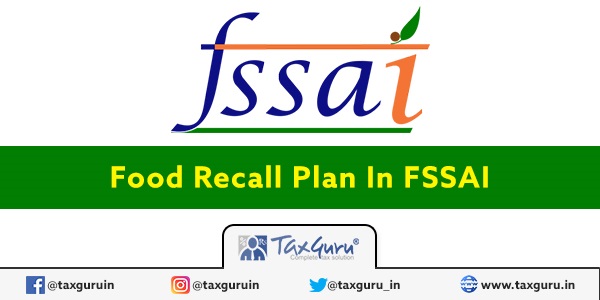Food Recall Plan In FSSAI
