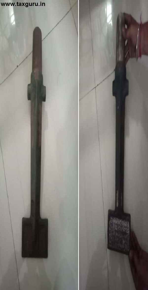 GST on Wear plates & Tamping Tool manufactured & supplied to Railways