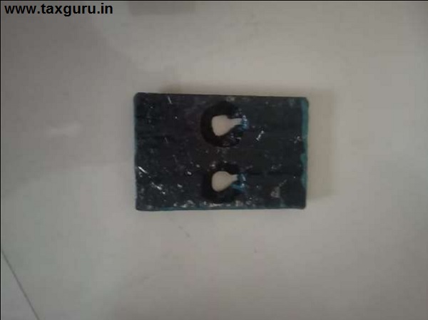 GST on Wear plates & Tamping Tool manufactured & supplied to Railways