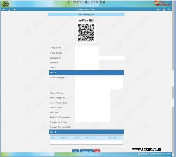 E-Way Bill Concept and Related Provision Under GST?