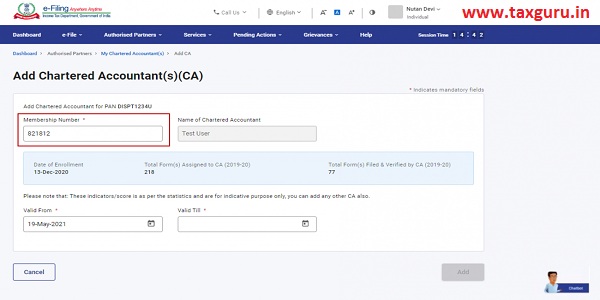 All about My CA service on Income Tax e-Filing Portal