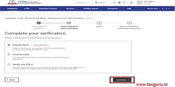 How to file ITR-2 for AY 2021-22 on new Income Tax Portal