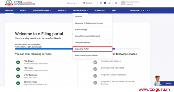 How to View & Submit Income Tax Compliance on Reporting Portal