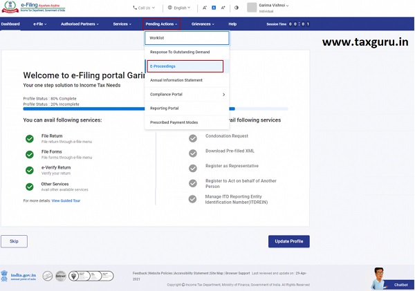 How to Upload Form BB (Wealth Tax Returns)