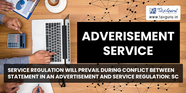 Service regulation will prevail during conflict between statement in an ...