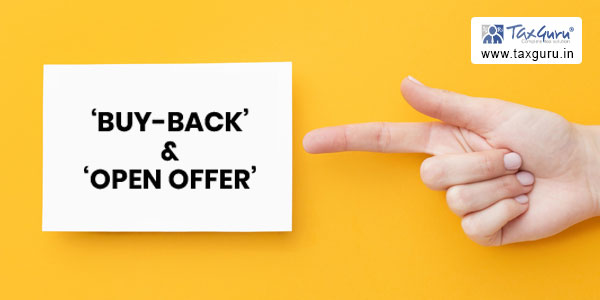 Understanding Relation between ‘buy-back’ & ‘open offer’