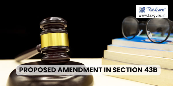 Representation Against Proposed Amendment In Section 43B