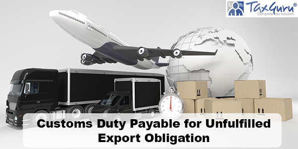 Customs Duty Payable for Unfulfilled Export Obligation: SC