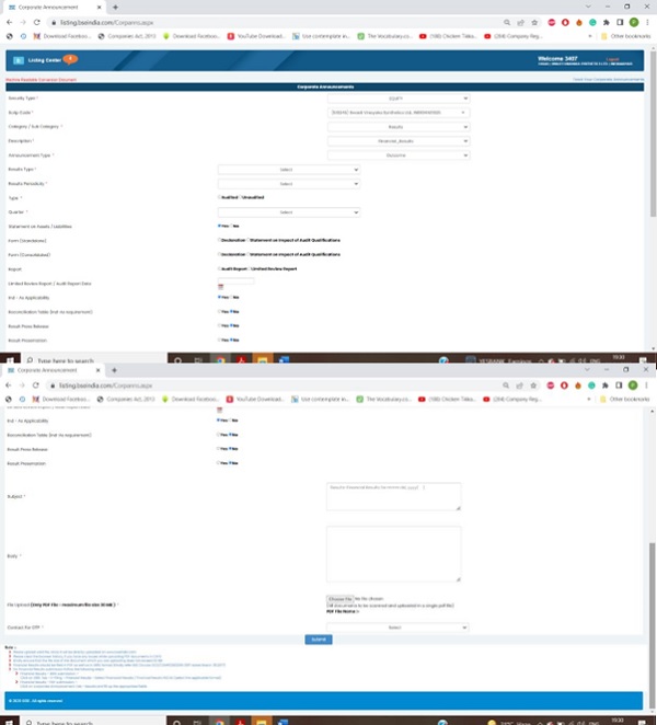 BSE Compliances Guide: XBRL Filing, Board Meetings & Regulatory ...