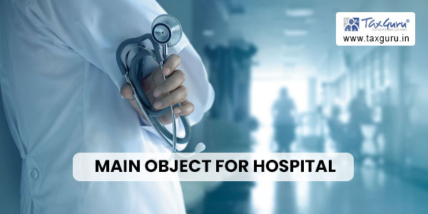 Object Clause for Hospital or Main Object for Hospital